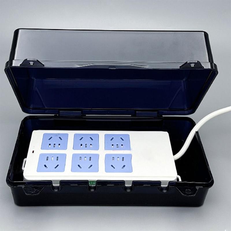 Portable Plastic Plug Box Waterproof Anti-theft Extension Lead - TikTok ...