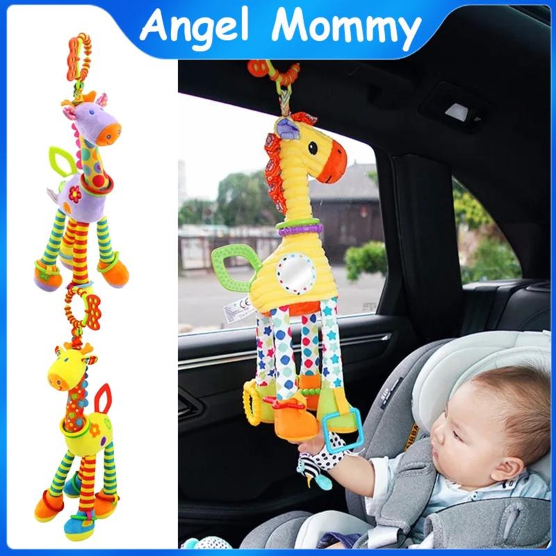 Mainan Bayi Lembut, Zirafah Mewah, Loceng Tangan, Teether, Mainan ...