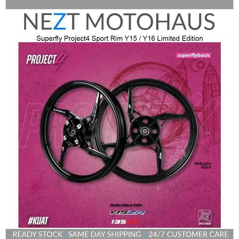 Superfly Project4 Sport Rim Y15 / Y16 / LC135 Limited Editio - TikTok Shop Malaysia