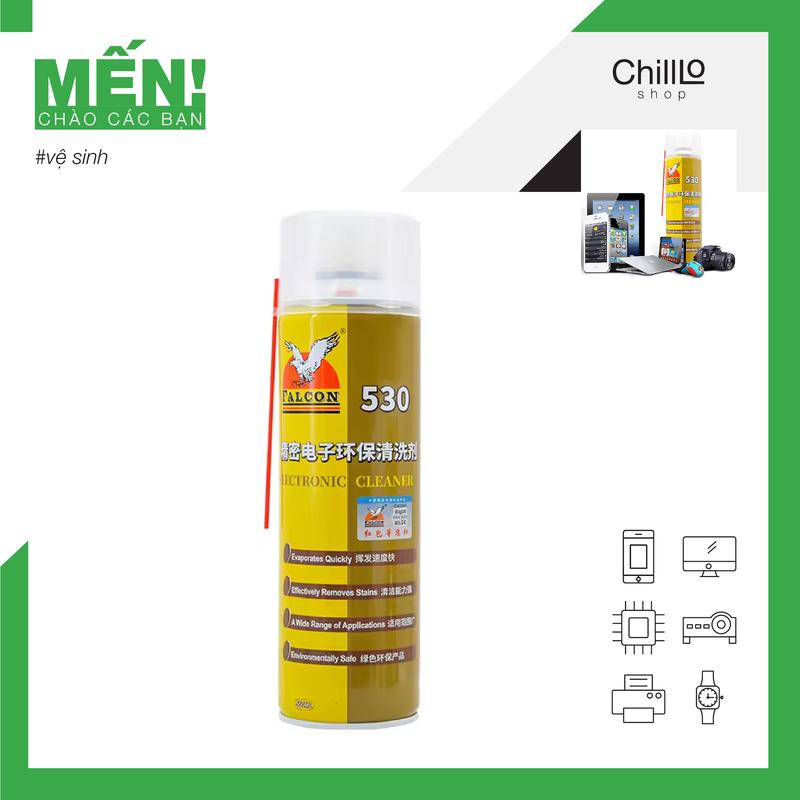 Chai Falcon 530 Electronic Cleaner - Vệ Sinh Lau Rửa Màn Hìn - TikTok ...