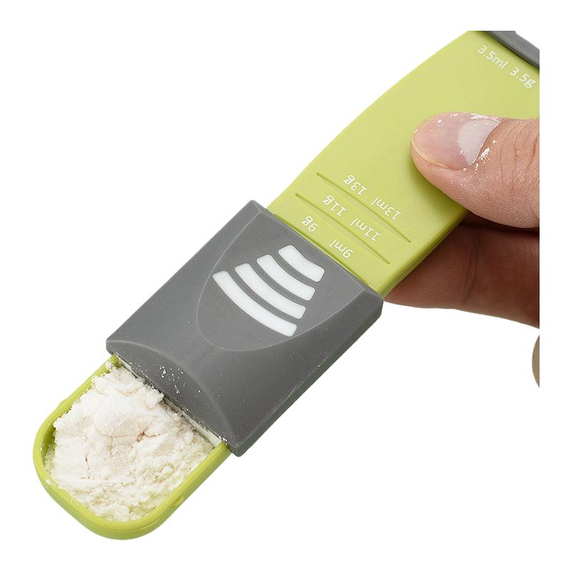 Adjustable Measuring Spoon, With Scale Gram Control Coffee Salt ...