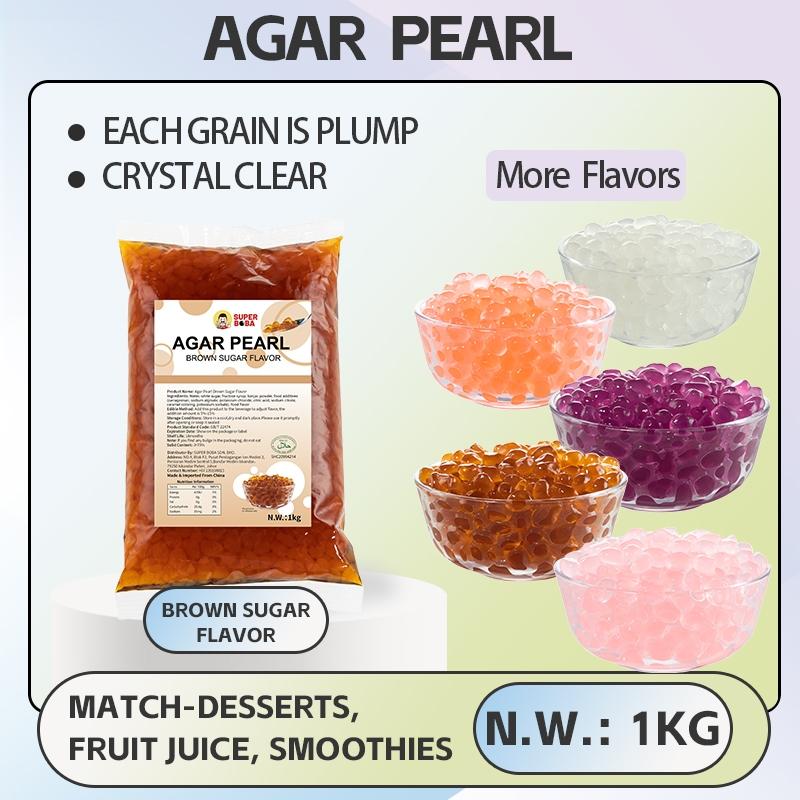 HALAL SUPER BOBA l Agar Pearl Konjac Jelly l Use for Dessert ...