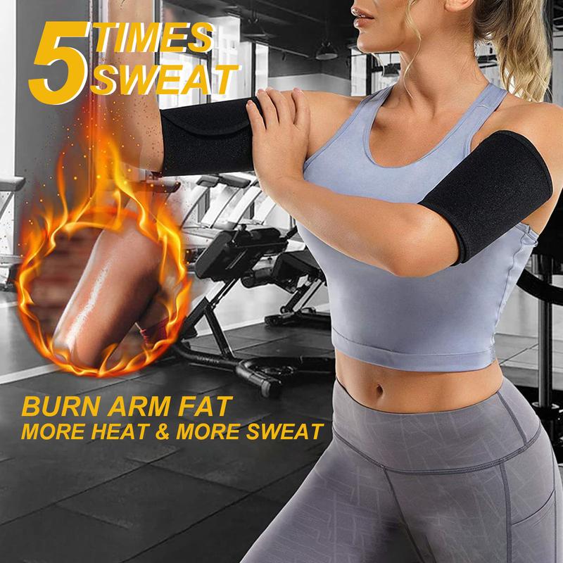 1 Pair Sweat Arm Shaper Women's Arm Trimmer Sauna Sweat Arm Trainer ...