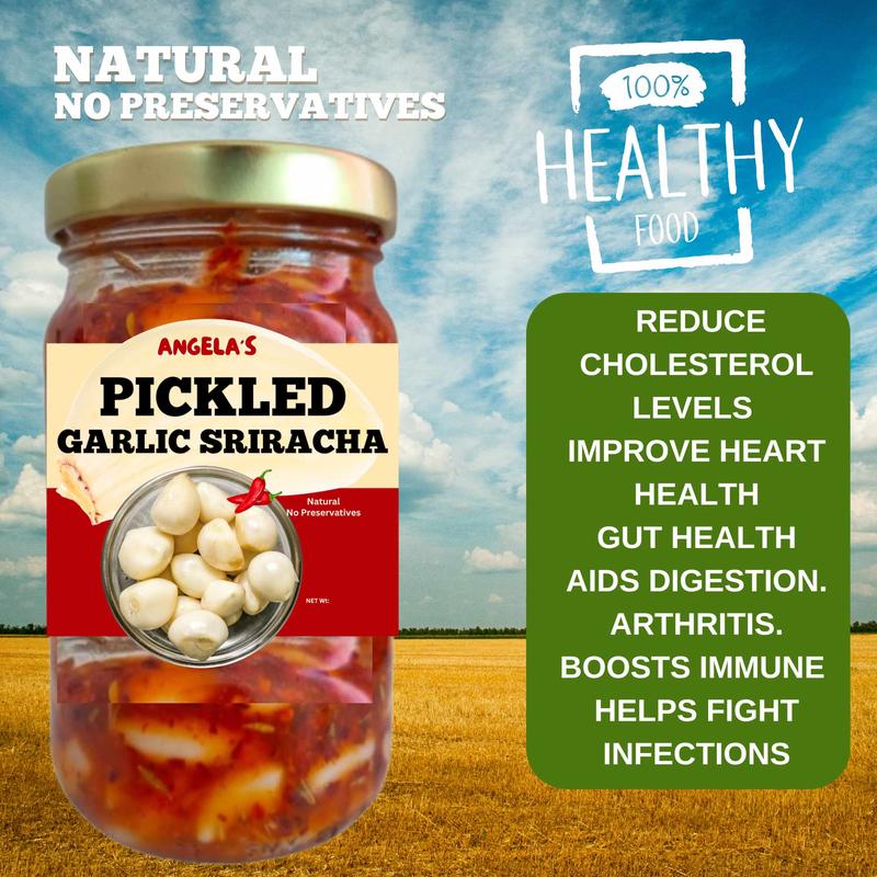 Pickled Garlic with Sriracha Spicy Pickled Garlic Nana Pickled - TikTok ...