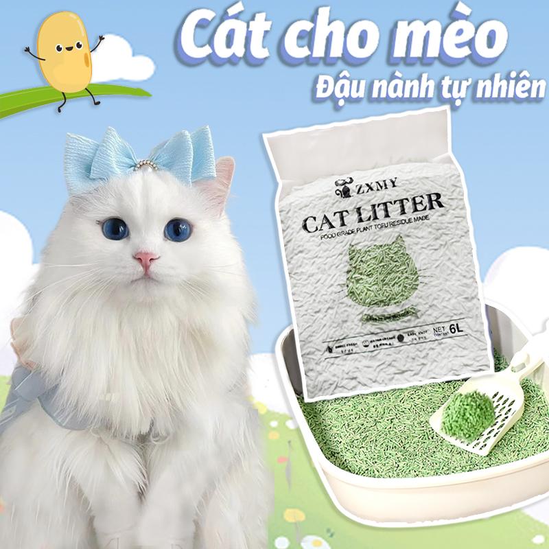 Túi 6L Cát thơm cho mèo,Cát đậu phụ cho mèo vệ sinh cho mèo 6L - TikTok ...