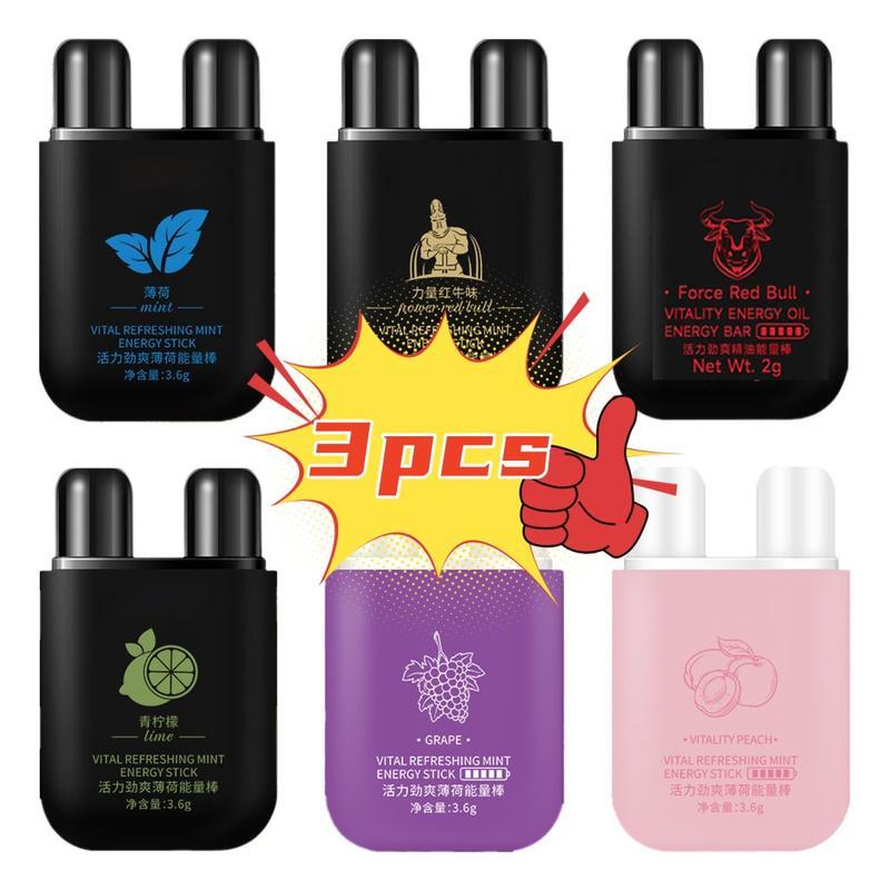 [3pcs+gift]Nicor Double Hole Nasal Inhaler Refreshing Nasal Inhaler ...