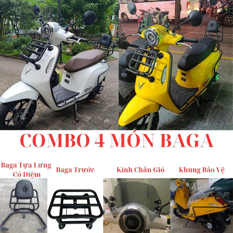 combo 4 món baga xe điện Evo200 , Evo200lite gồm baga trước ,baga - TikTok Shop Vietnam