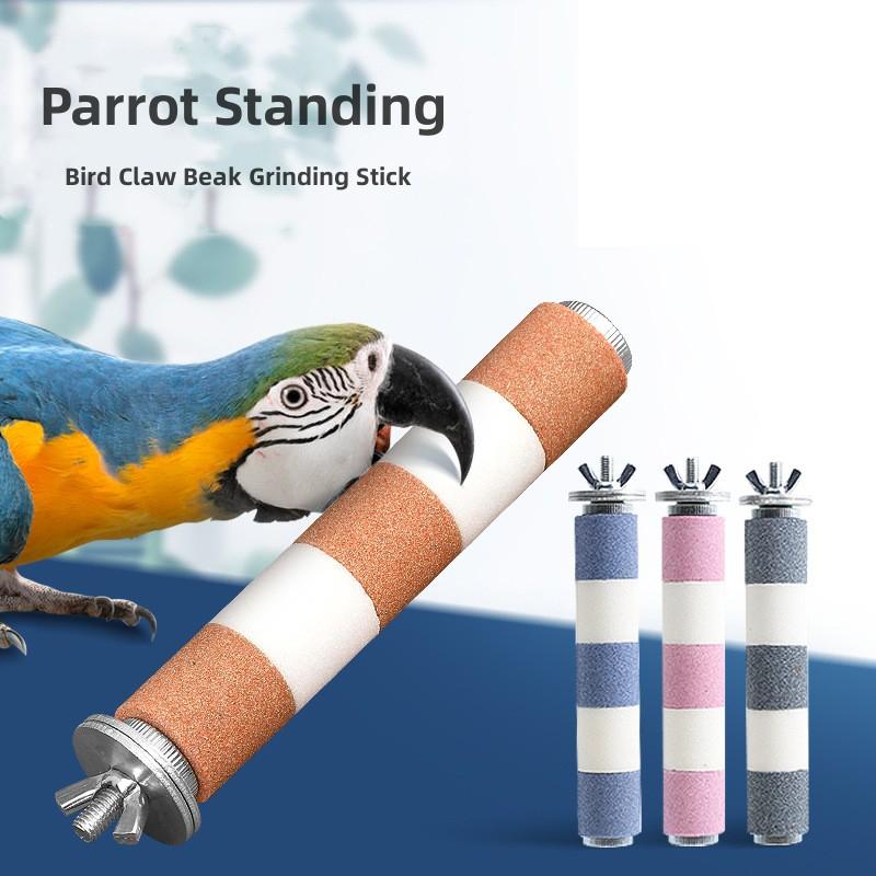 Bird Claw Beak Grinding Bar Standing Stick Parrot Station Pole - TikTok ...