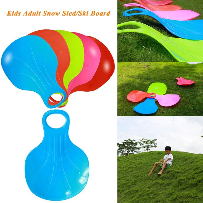 Grass Sand Slider Outdoor Thicken Snow Sled Sleigh Ski Board - TikTok ...