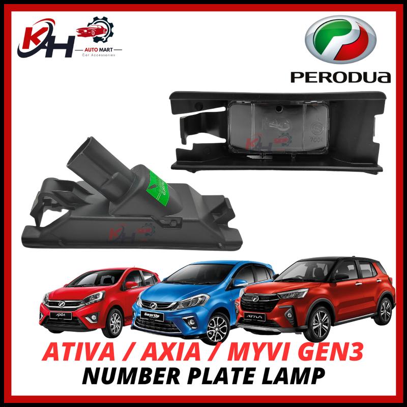 PERODUA ATIVA / MYVI NEW / AXIA SE AV G Number Plate Lamp Cover ...