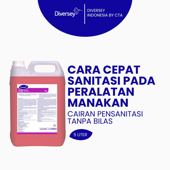 Jual Diversey Suma J-512 D4 (5 Litere) - Final Step Sanitizer - 1 Liter ...