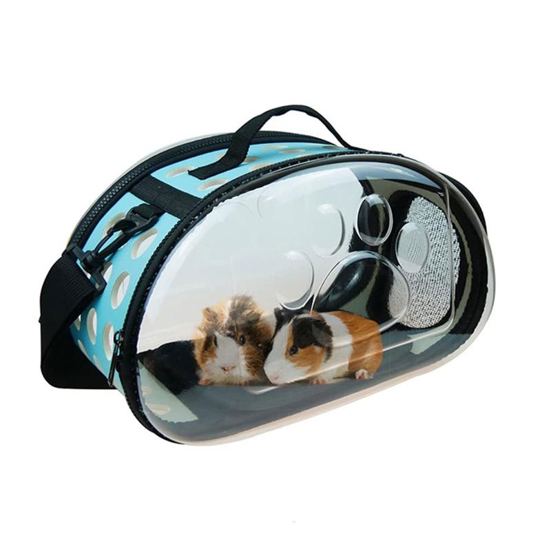 Hamster-Carrier Travel Cage Breath-able Carry Bag for Small Animals Pet ...