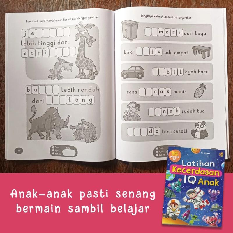 Buku Aktivitas Latihan Kecerdasan IQ Anak TK & PAUD - Shop | Tokopedia