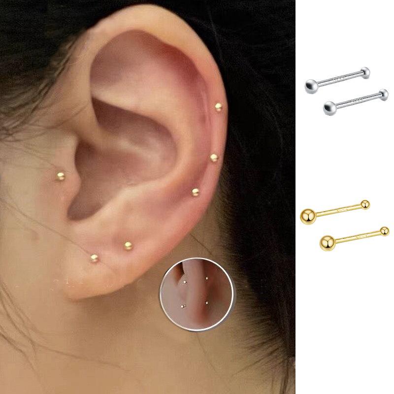 Anting-anting minimalis dengan manik kecil untuk wanita dan kanak-kanak ...