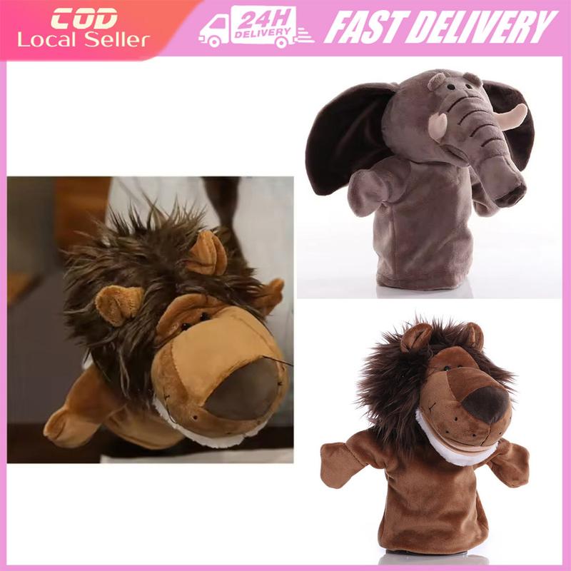 5 Types Plush Toy Adorable Hand Puppets Story Telling Interactive ...