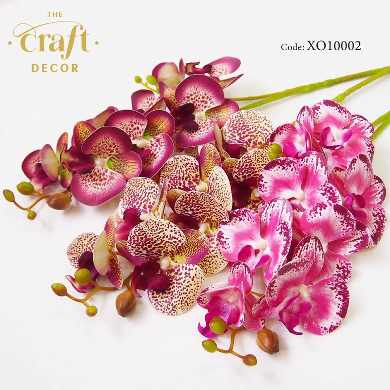 The Craft Decor 2 Branches Latex Butterfly Orchid | Bunga Orkid ...