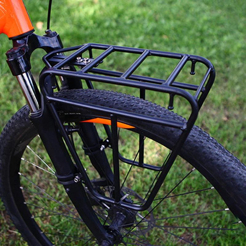 Bicycle Cycle Front Rack Heavy Duty Steel Cycling Front Bracket Luggage ...