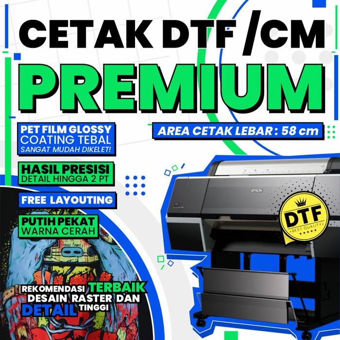 Cetak Sablon / Stiker DTF per cm - Siap Press maupun Setrika - Shop | Tokopedia