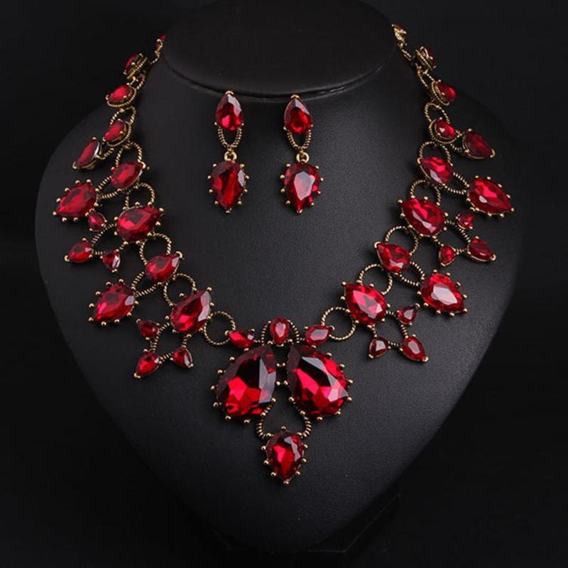 Exaggerated Fashion Shiny Large Necklace Boho Bride Wedding - TikTok ...