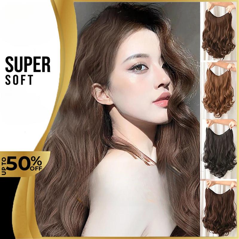 60cm Fluffy Wig Big Wave Hair Extension Piece Simulation Hai - TikTok ...