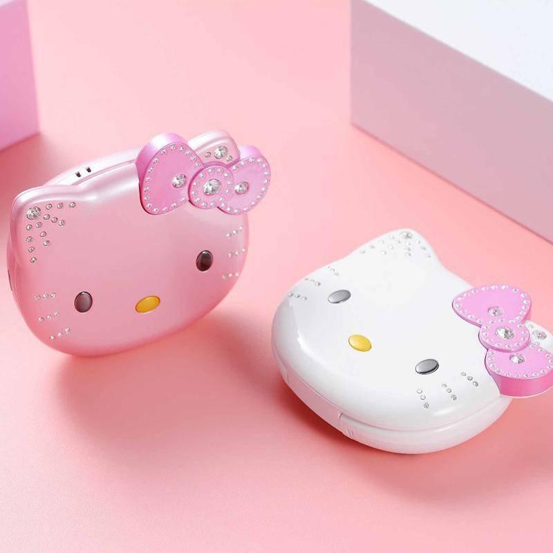 Mini phone cute Hello-Kitty K688 children's cell phone flip smart ...