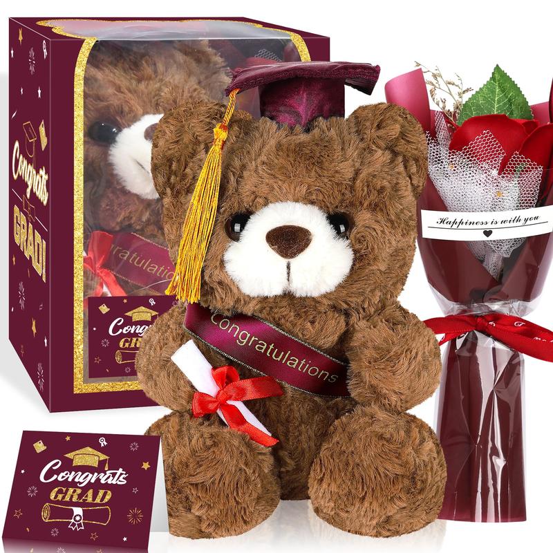 Graduation Gifts Set Class Of 2025 Stuffed Teddy Bear With Soap ...