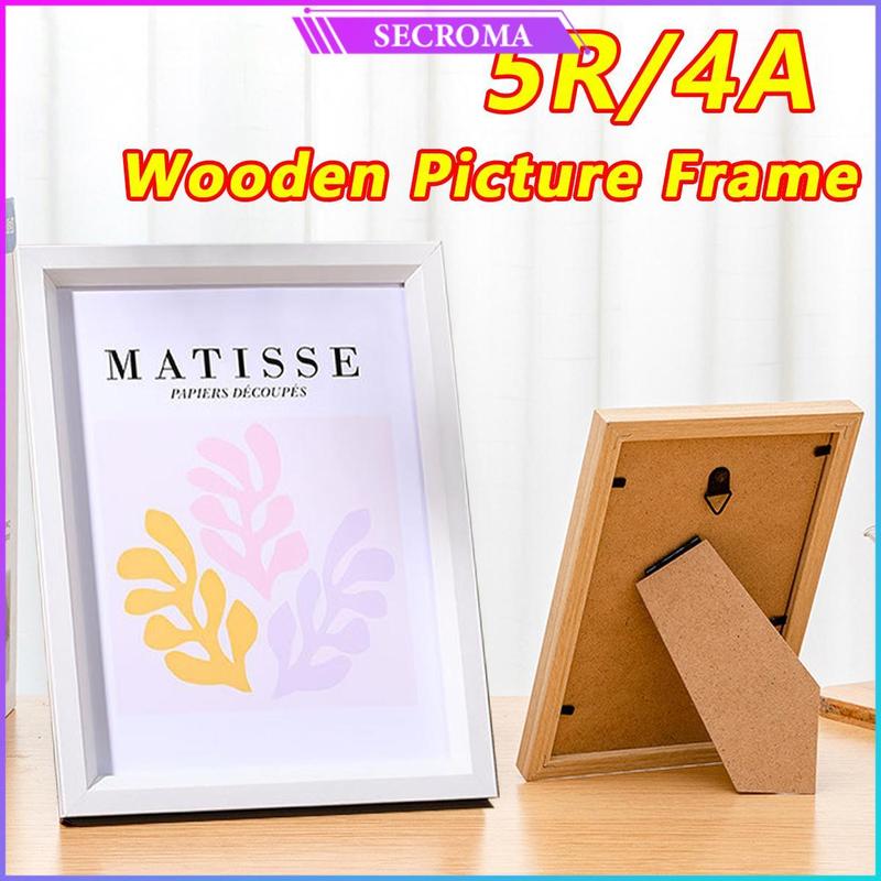 4A Large Photo Frame Wooden Picture Frame Wall Decor Picture - TikTok ...