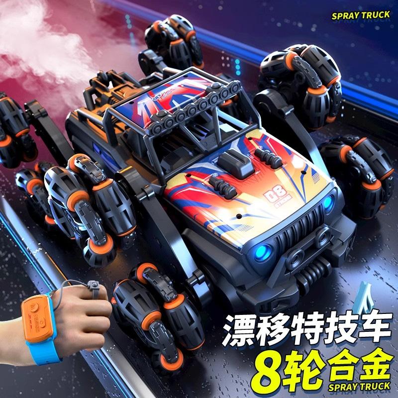 Hot sale six wheel drift stunt climbing car alloy electric spray off ...