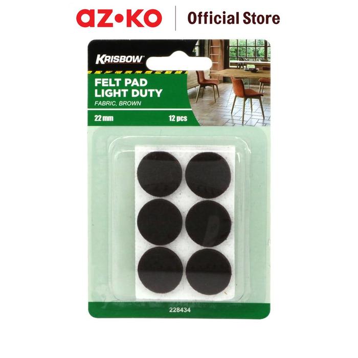 Jual KRISBOW ALAS KAKI FURNITUR BENTUK BULAT 22MM 12PCS - Jakarta Barat ...