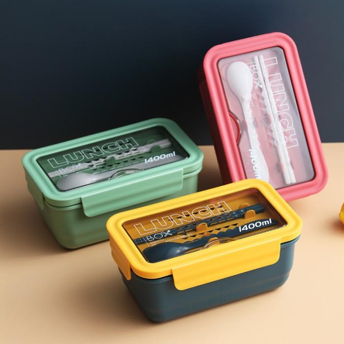 Jual Tempat Makanan Plastik / Lunch Box Korea / Kotak Makan Plastik ...