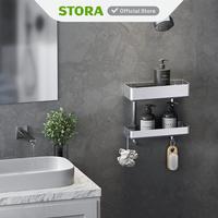 Jual Stora Rak Dinding Kaman Mandi Aluminium Wk820435 Wall Shelf Rak ...