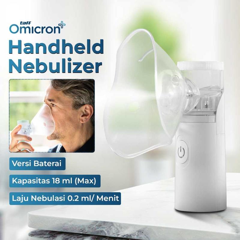 TaffOmicron Alat Terapi Pernapasan Handheld Nebulizer Inhaler Atomizer ...