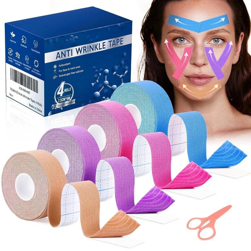 Anti-Wrinkle Face Tape | Facial Myofascial Lift Tape for Ski - TikTok Shop