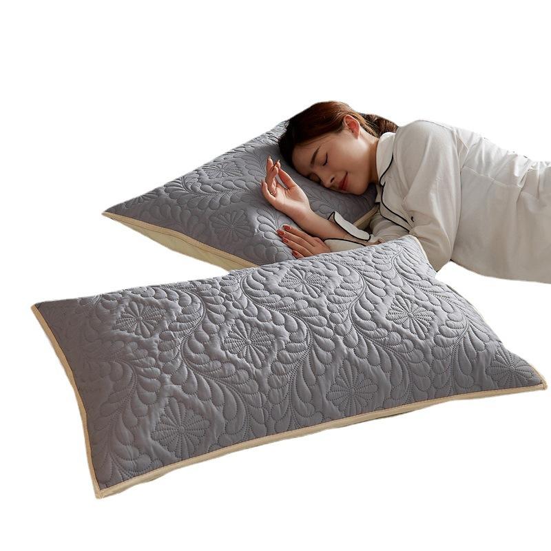 Pillowcase Men's Oil-Proof Sleeping Anti-Drooling Pillow Cas - TikTok ...