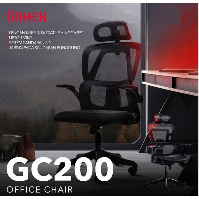 Jual KURSI GAMING GAMEN GC200 ERGONOMIC PREMIUM QUALITY - Kota ...