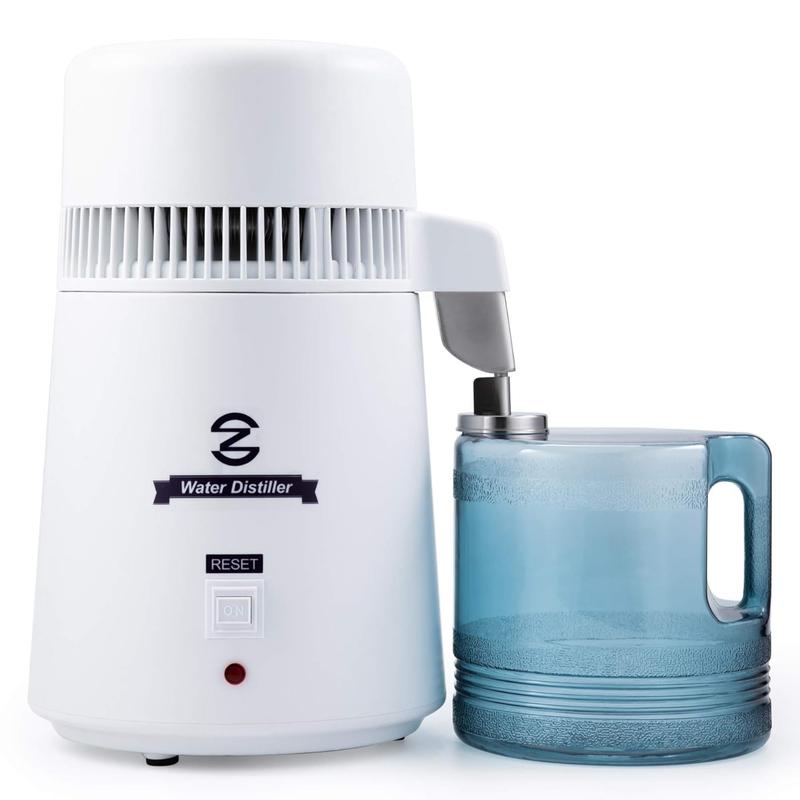 Distilled Water Maker, 1 Gallon Water Distiller, 4L Home Countertop ...