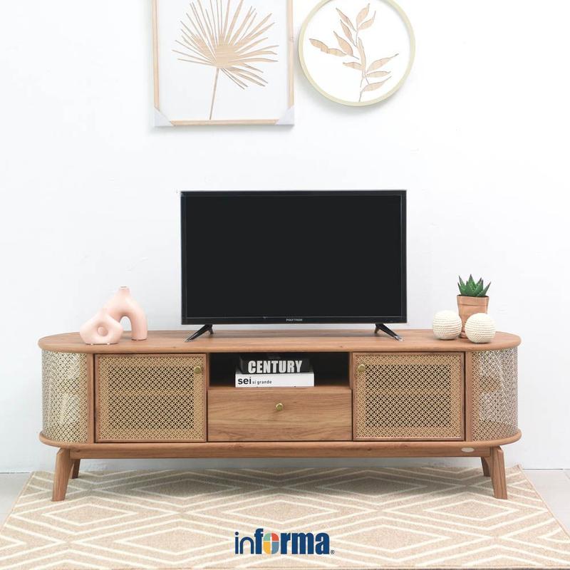 INFORMA RAK TV ETHNIC - COKELAT - Shop | Tokopedia