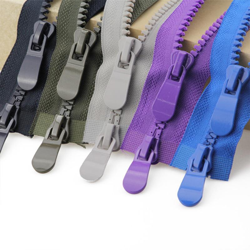 8# Resin Zipper Double Sliders Zippers Bag Pocket Open-End Zips ...