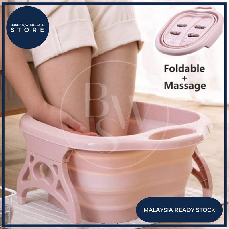 Foldable Foot Bath Soak Massage Bucket Spa Basin Feet Leg Healthy ...