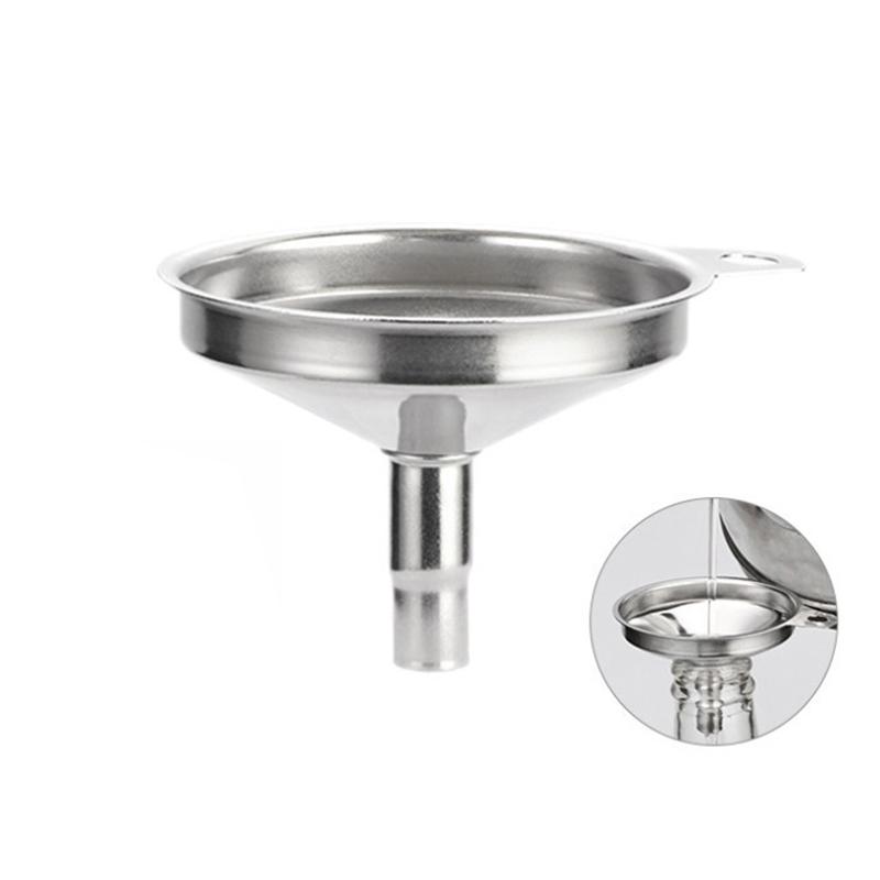 1pc Funnel Stainless Steel Filling Hip Flask Beer Liquid Oil - TikTok ...