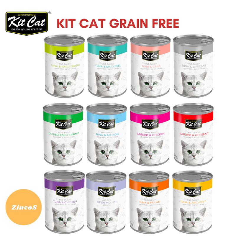 Kit Cat Wild Caught Grain Free Wet Cat Canned Food 400g - TikTok Shop ...