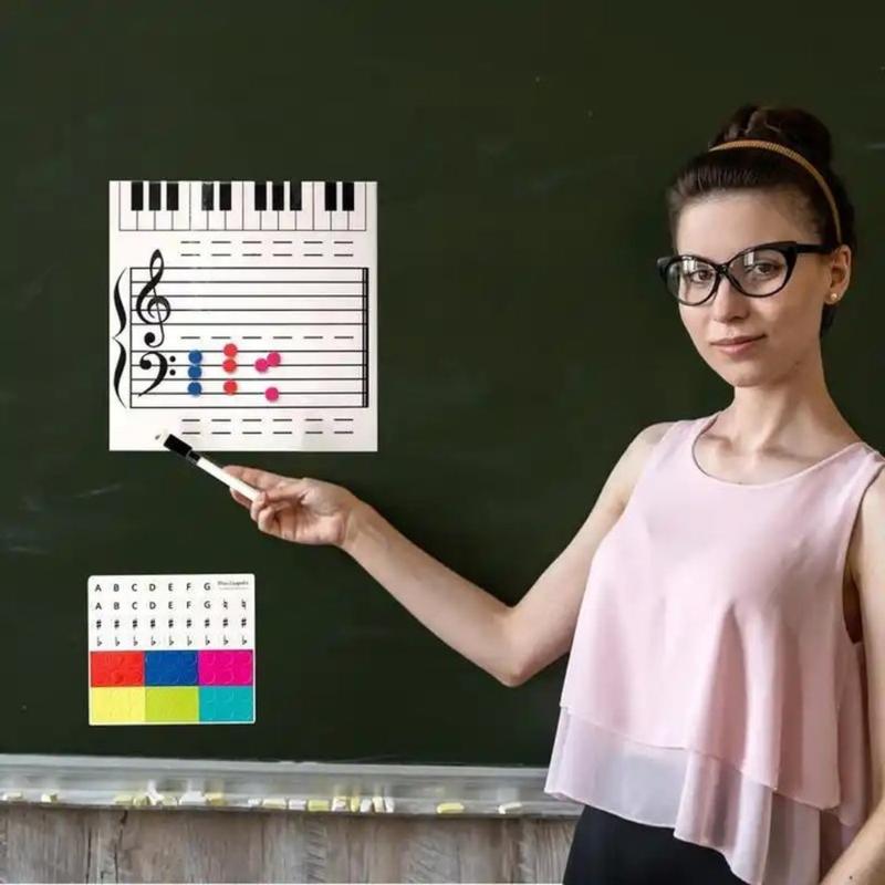 Portable Writing Music Score Whiteboard Erasable Practice Music ...