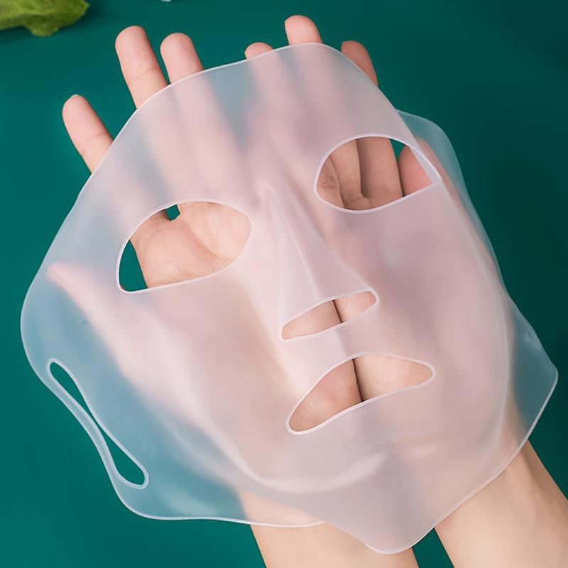 1 Pcs Reusable Silicone Facial Mask Cover, Skin Mask Moisturizing For ...