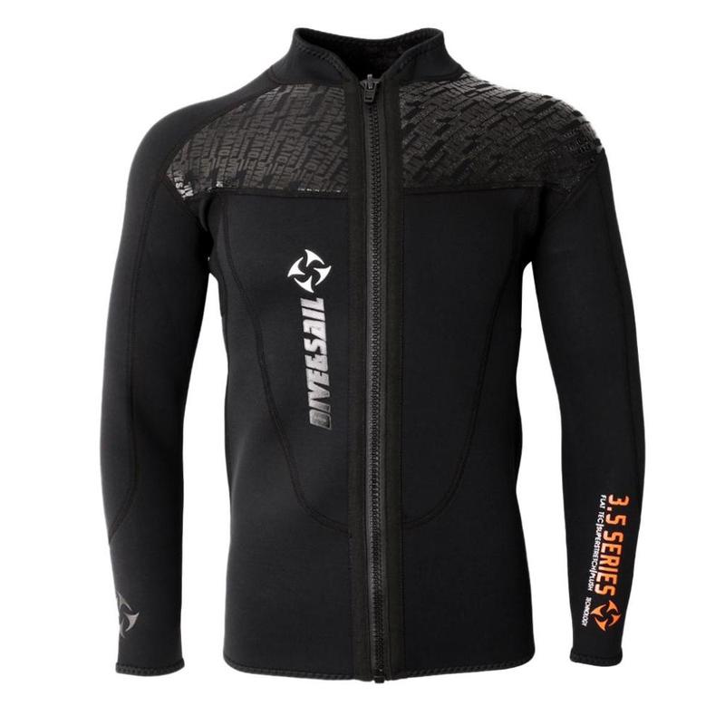 Adult Men\\\'s 3mm Neoprene Wetsuit Jacket Long Sleeve Surfing - TikTok ...