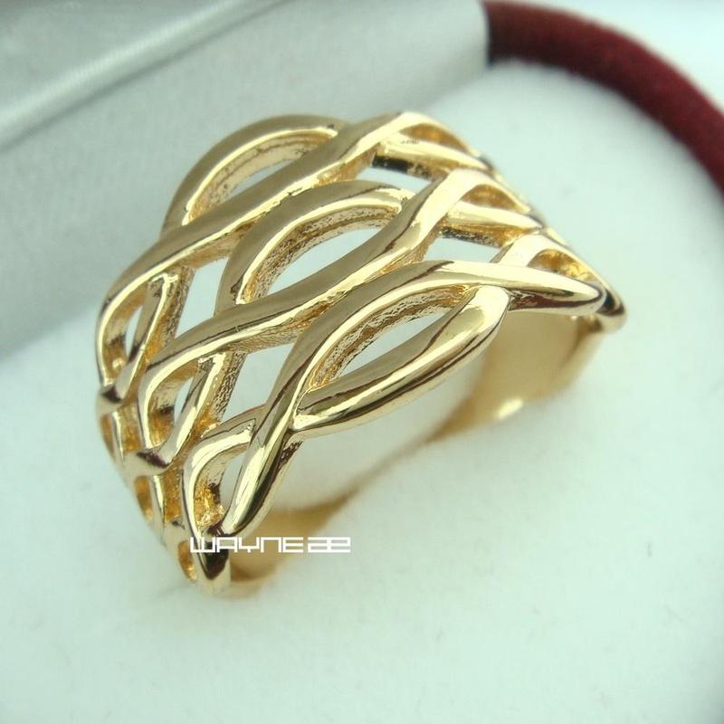 Gold Color Band Ring For Women Or Girls - TikTok Shop Singapore