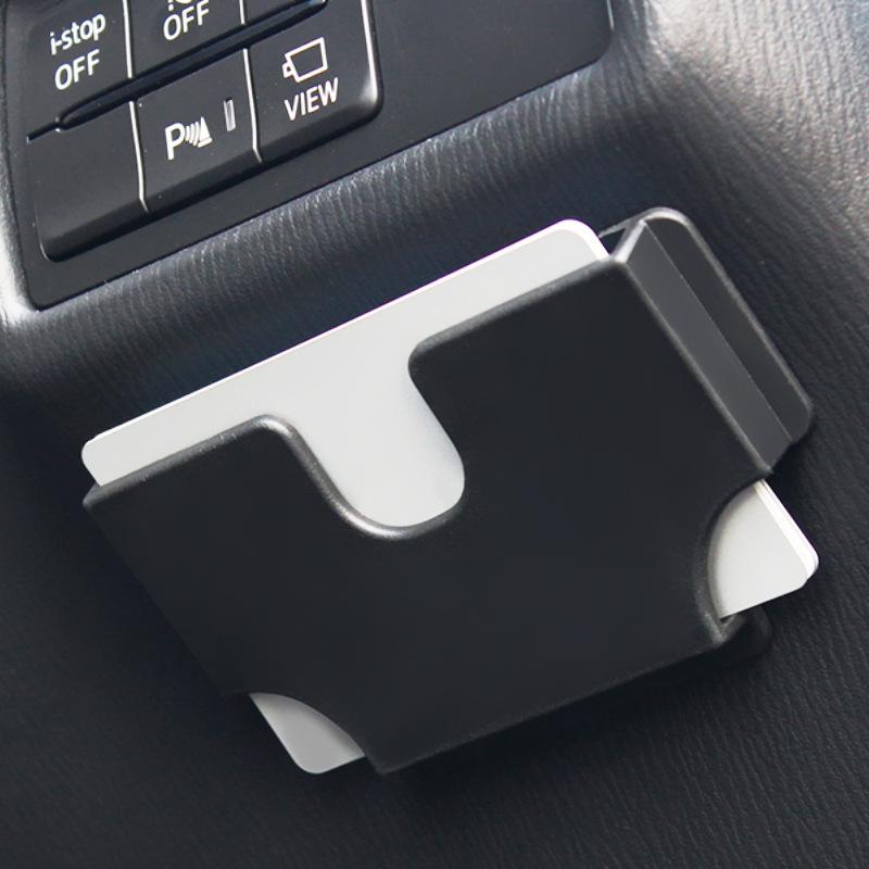 YAC Multi-Functional Car Card Holder – Sun Visor Mounted Slot Organizer ...