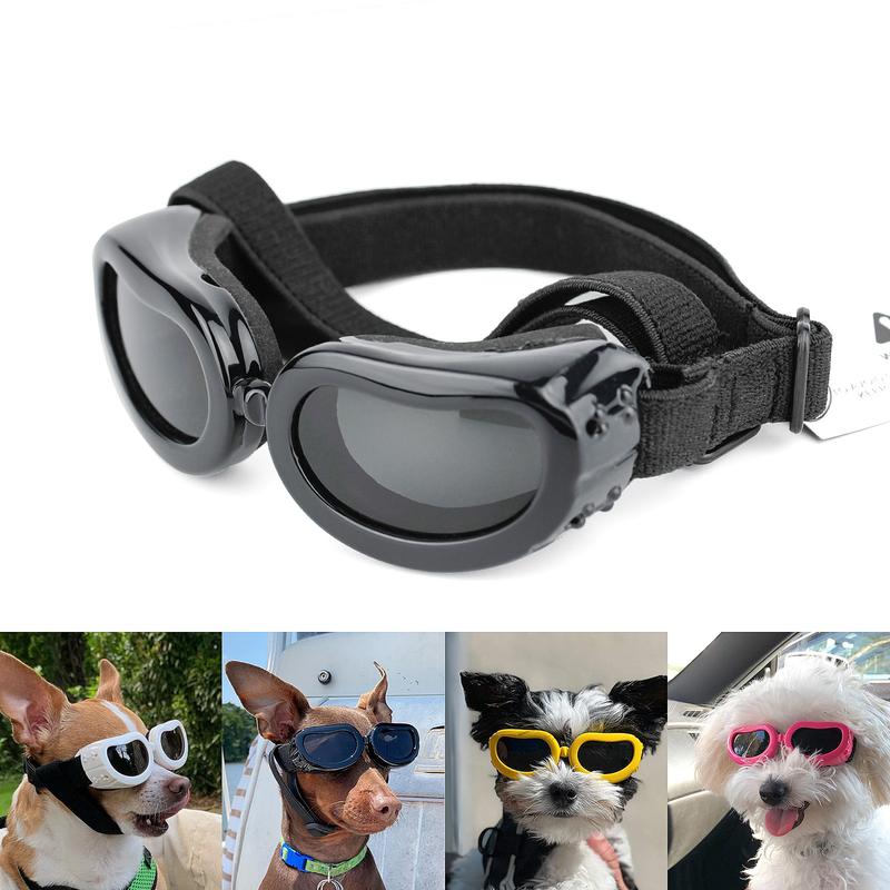 Dog Sunglasses Small Breed Dogs Goggles UV Protection Eye Wear - TikTok ...