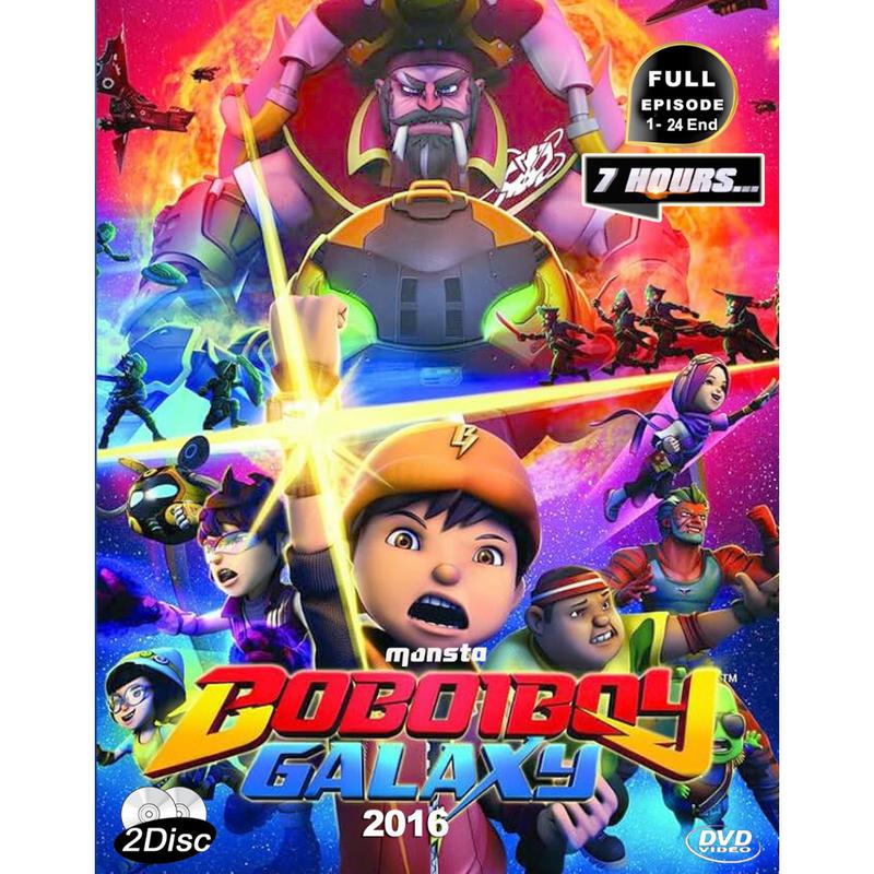 DVD BoBoiBoy Galaxy 2016 FULL (2Disc) 7hours++ - TikTok Shop Malaysia