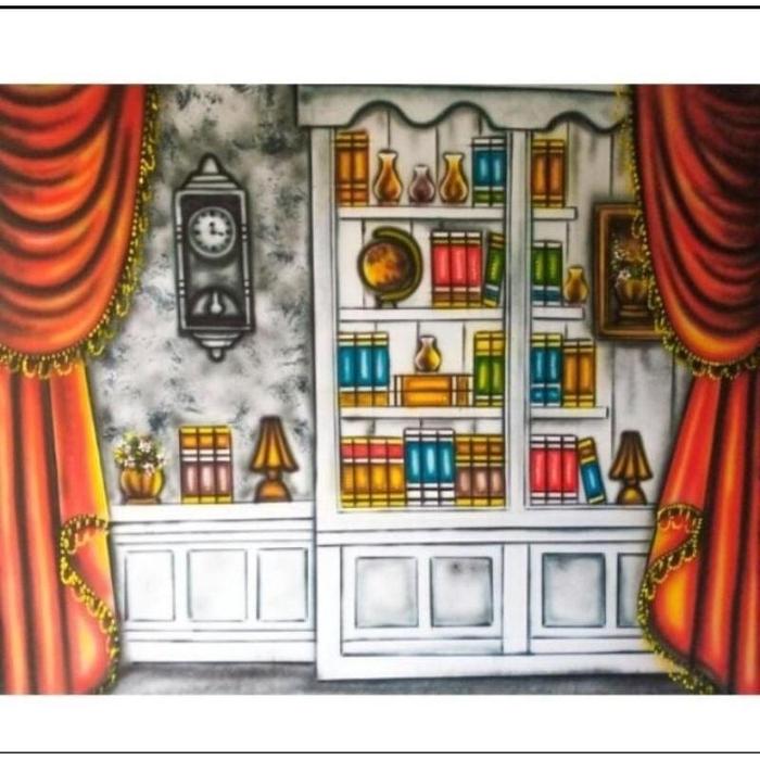 Jual background wisuda rak buku sekolah - Jakarta Pusat - Agisolshop ...