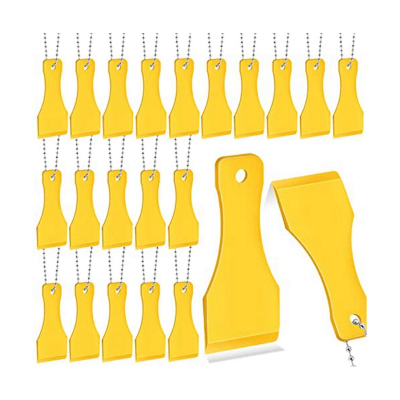 20 PCS Plastic Tool Keychain Lottery Ticket Scratcher Tool Keychain ...
